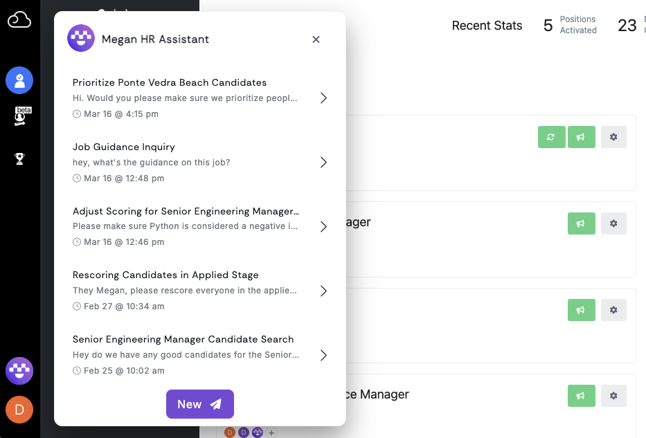 Mega HR: Add AI superpowers to your ATS.
